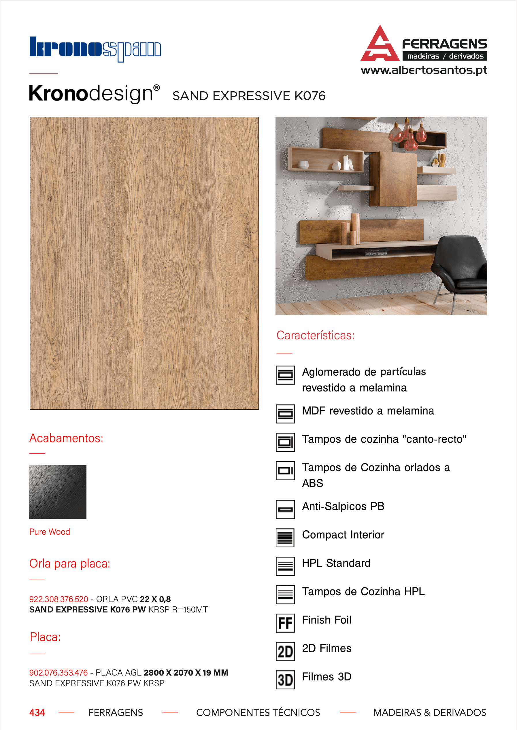 KRONOSPAN SAND EXPRESSIVE K076 - Alberto Santos