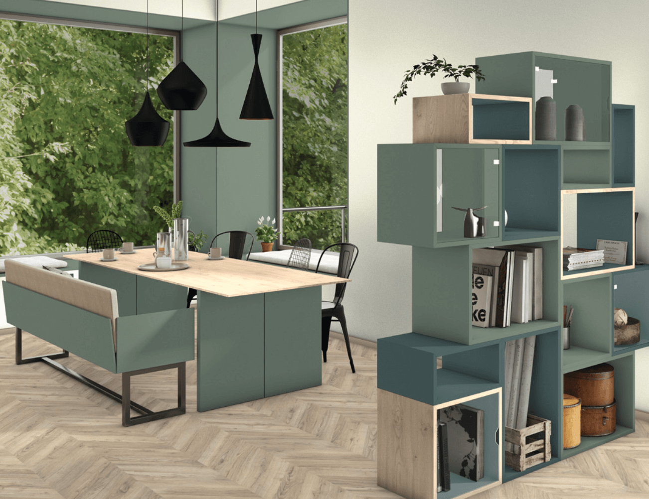 PLACA GALAXY EGGER VERDE MATE - Alberto Santos